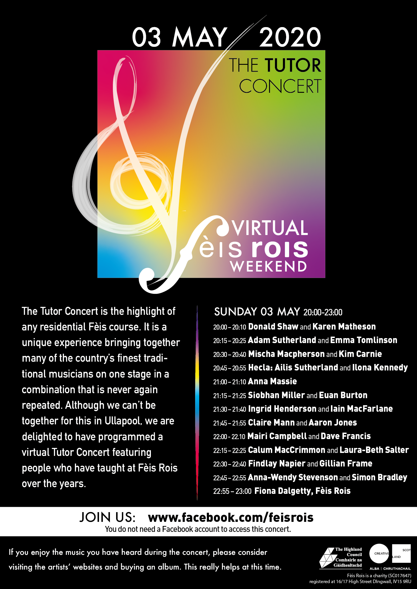 VIRTUAL FÈIS ROIS WEEKEND, 1ST – 3RD MAY 2020 | TRACS & The Scottish ...